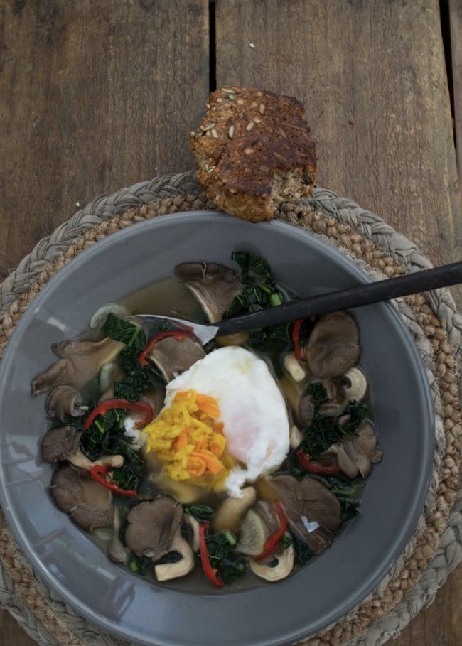 Well Nourished | Poached Eggs in Bone Broth